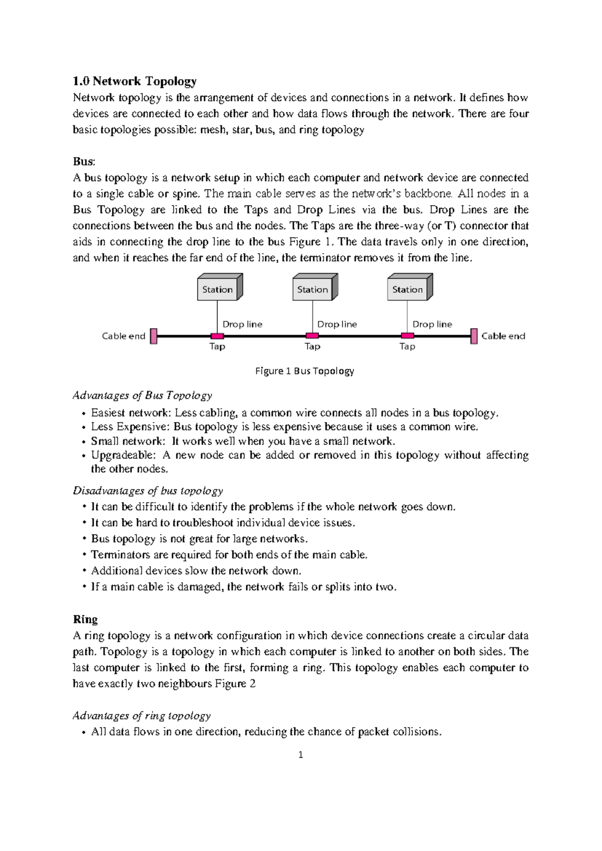 CSC 315 - Network Topology Overview and OSI Model Insights - Studocu