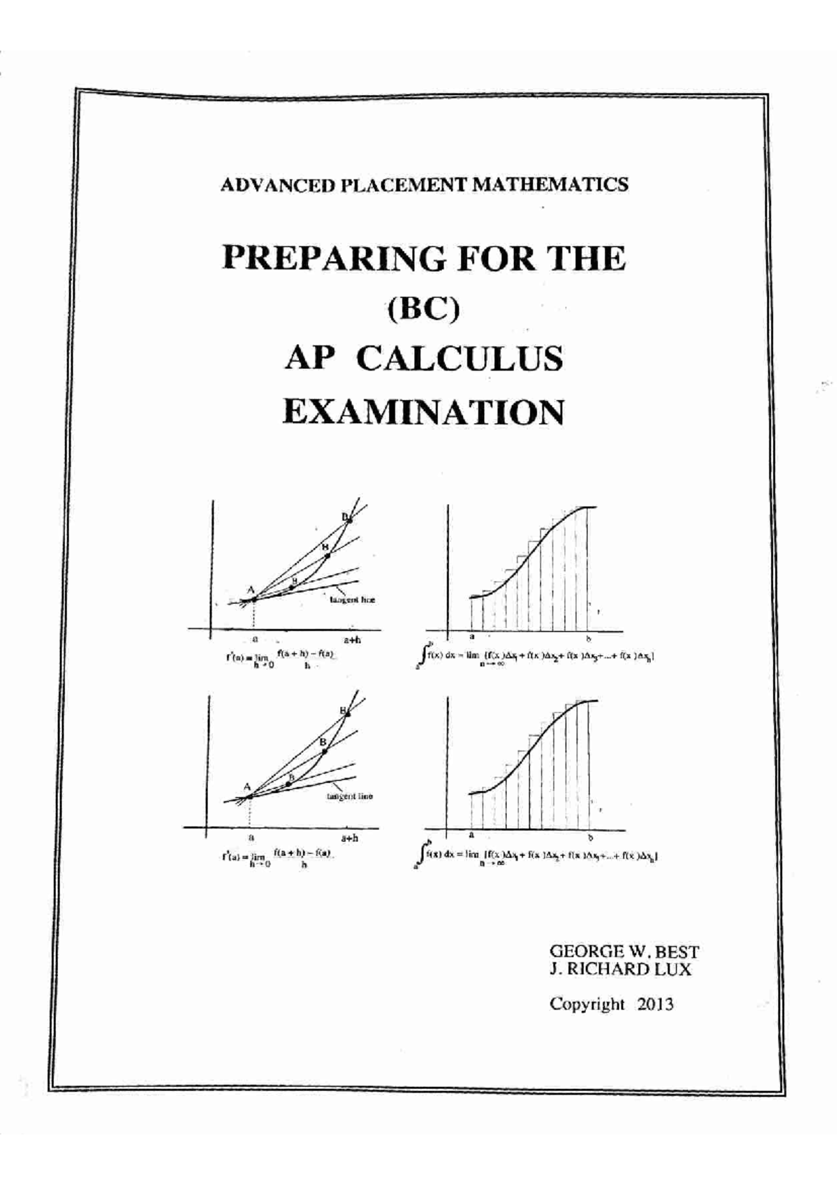 BC AP Calculus Exam Preparation: Strategies and Practice Questions ...