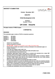 CDE3701 - Unisa - Child development - Studocu