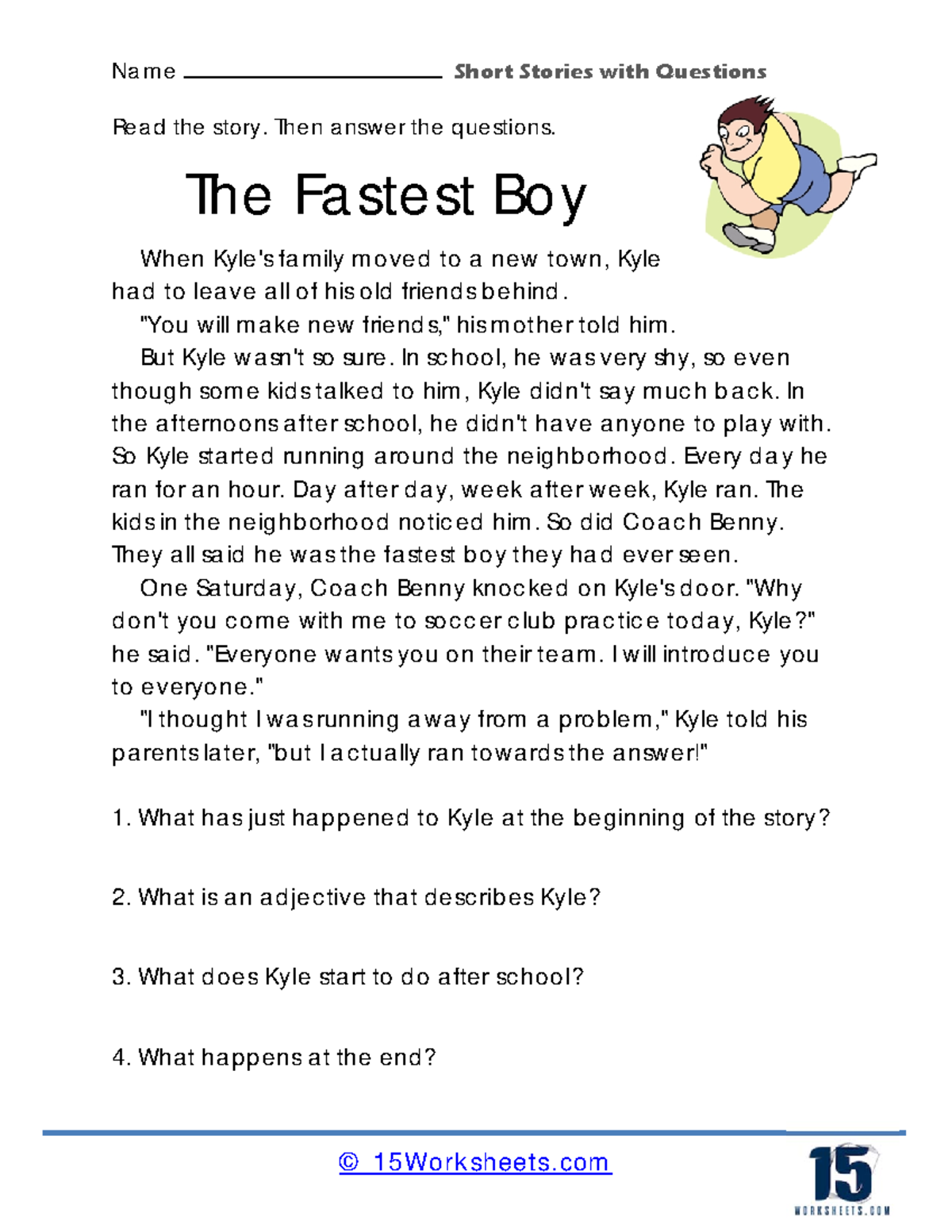 1-44 - English practice - Name Short Stories with Questions ...