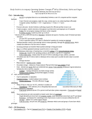 Midterm model 1 - mid exam operating System || with answers - Cairo ...