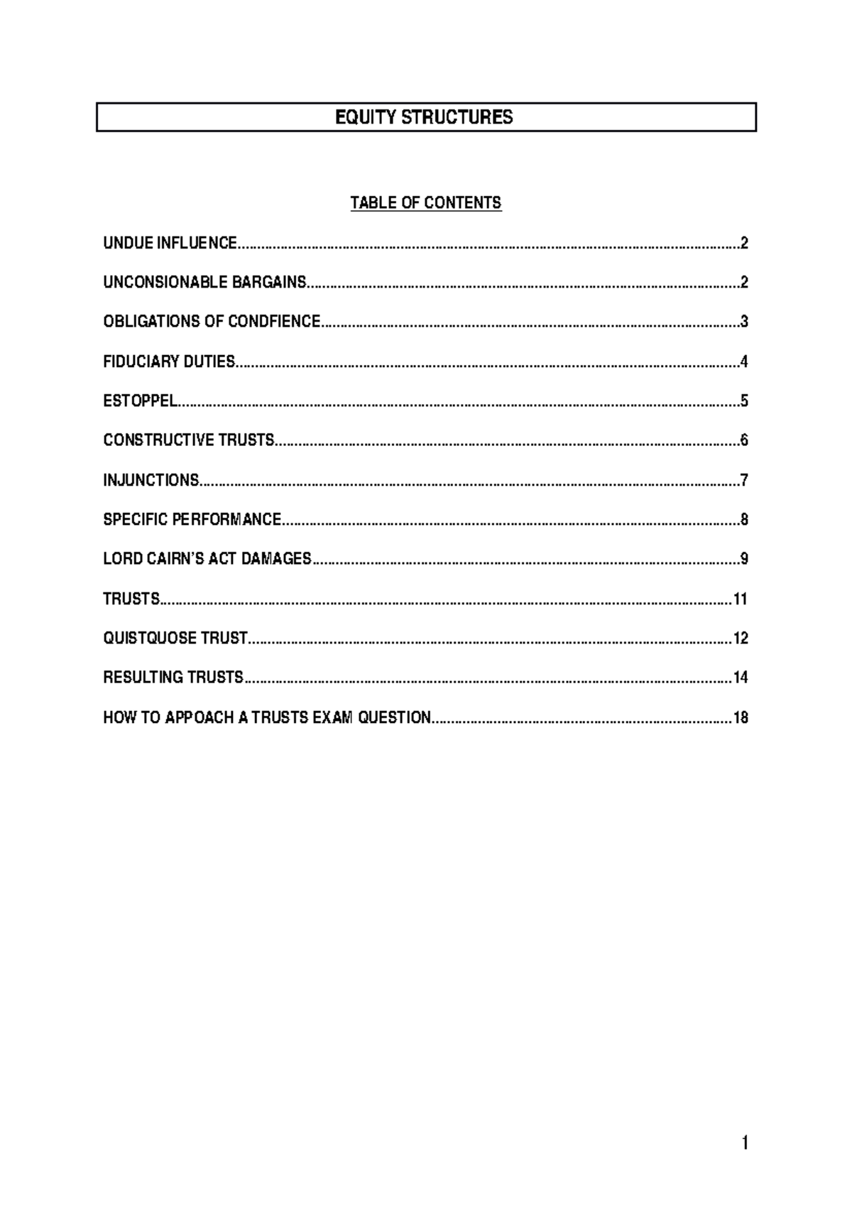 Equity and Trusts Problem-Solving Strategies: Key Concepts and Cases ...