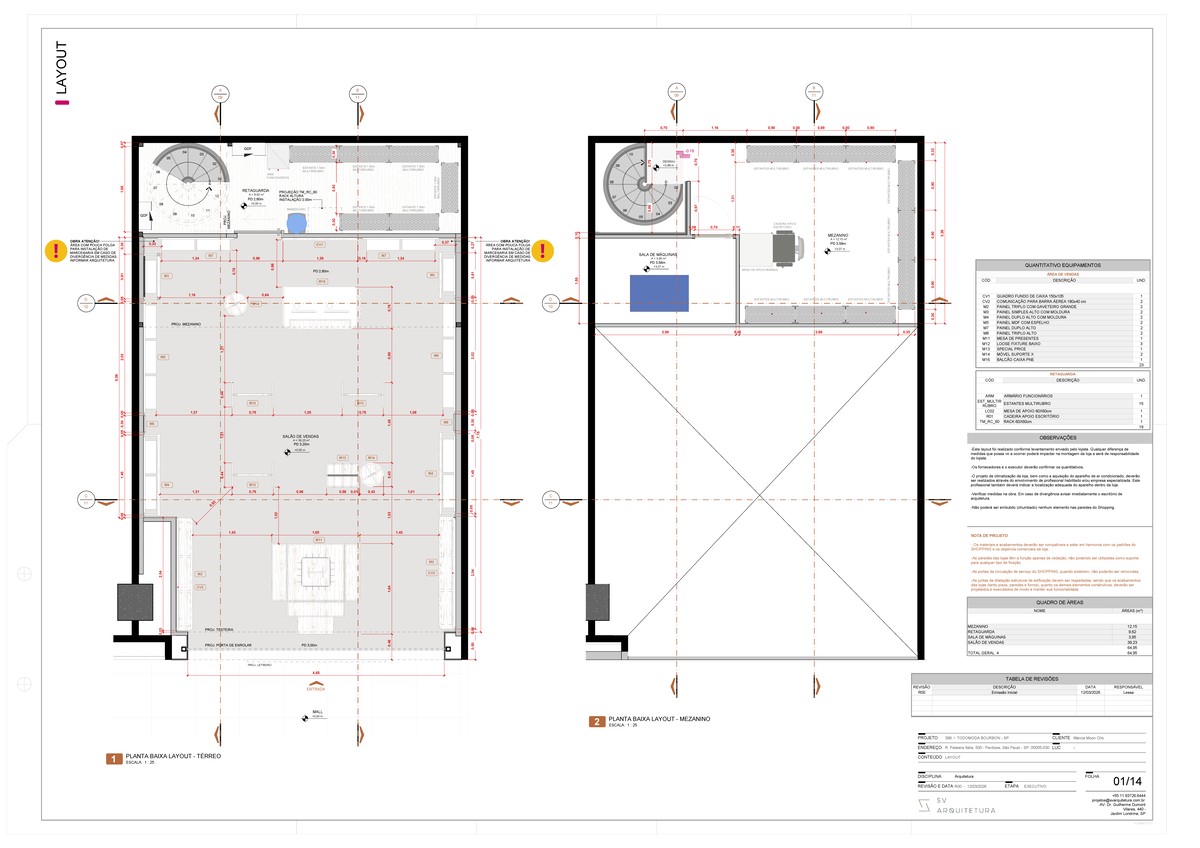Projeto de Layout e Estruturas - A B 09 11 - TODOMODA BOURBON SP - Studocu