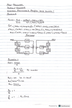 [Solved] A unity feedback system with 20 20 is operating at 20 overshoot - Control system 2 ...
