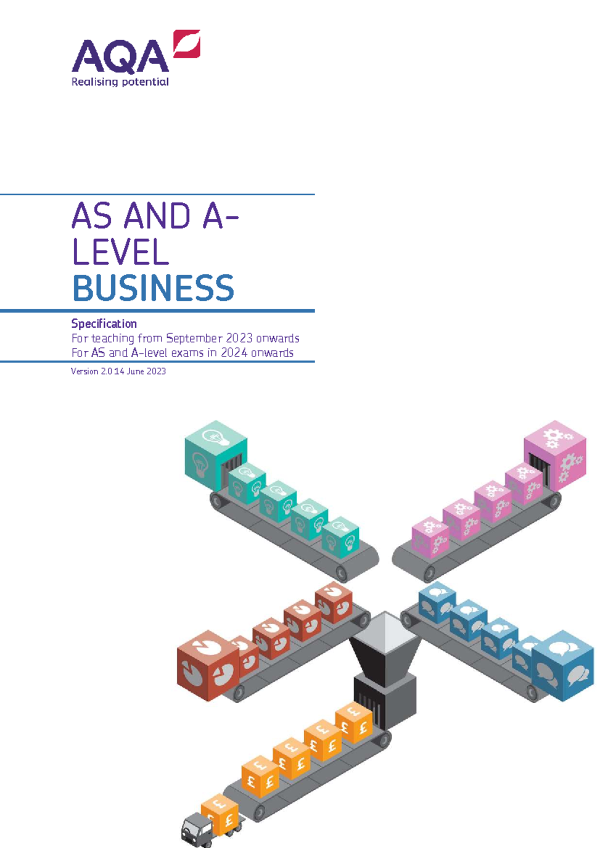 AQA 7131/7132 AS & A-Level Business Specification (Sept 2023) - Studocu