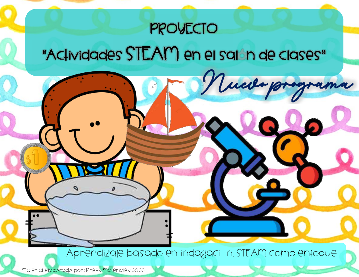 Proyecto STEAM: Aprendizaje Basado en Indagación en Preescolar - Studocu