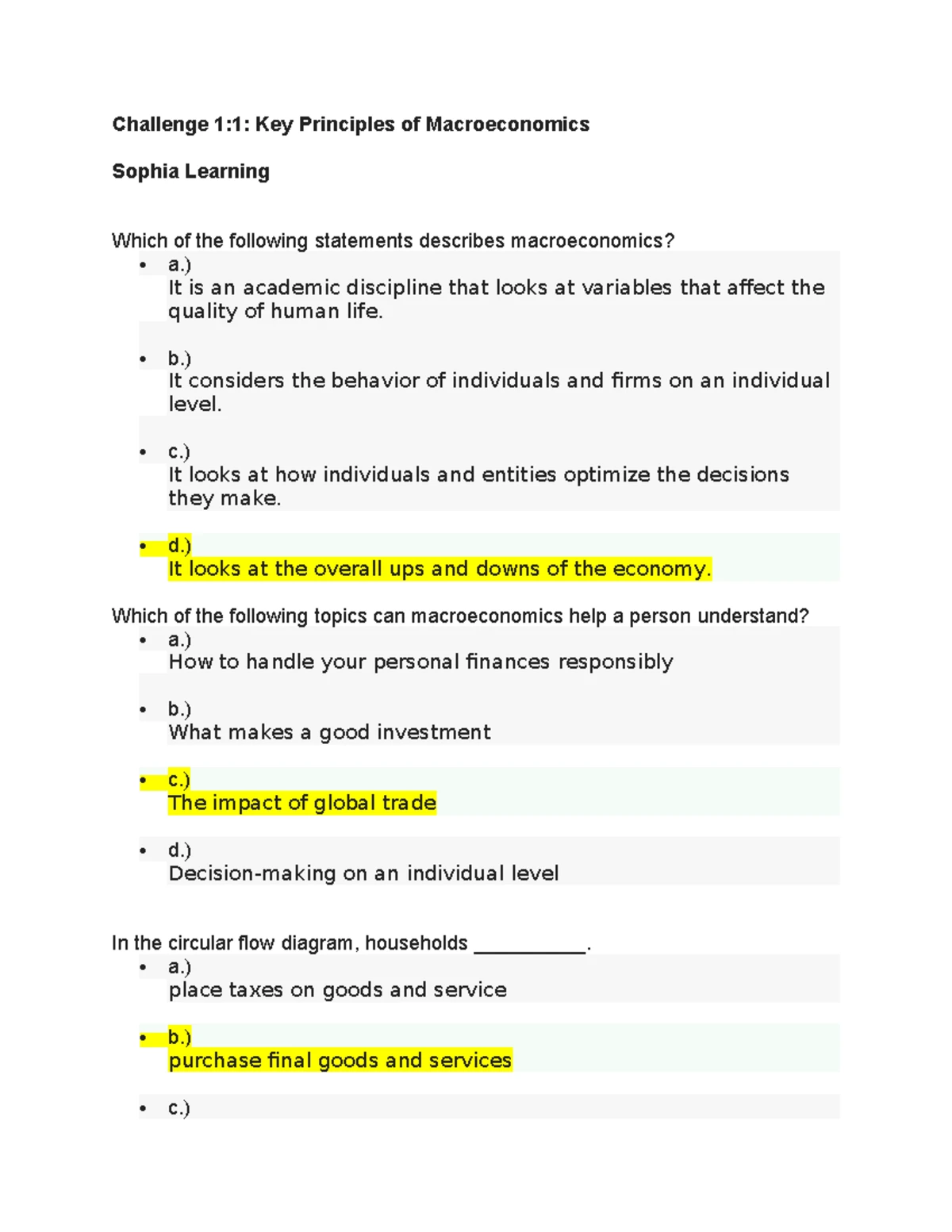 Unit 1 Milestone 1: Understanding Key Macro Concepts and Indicators ...