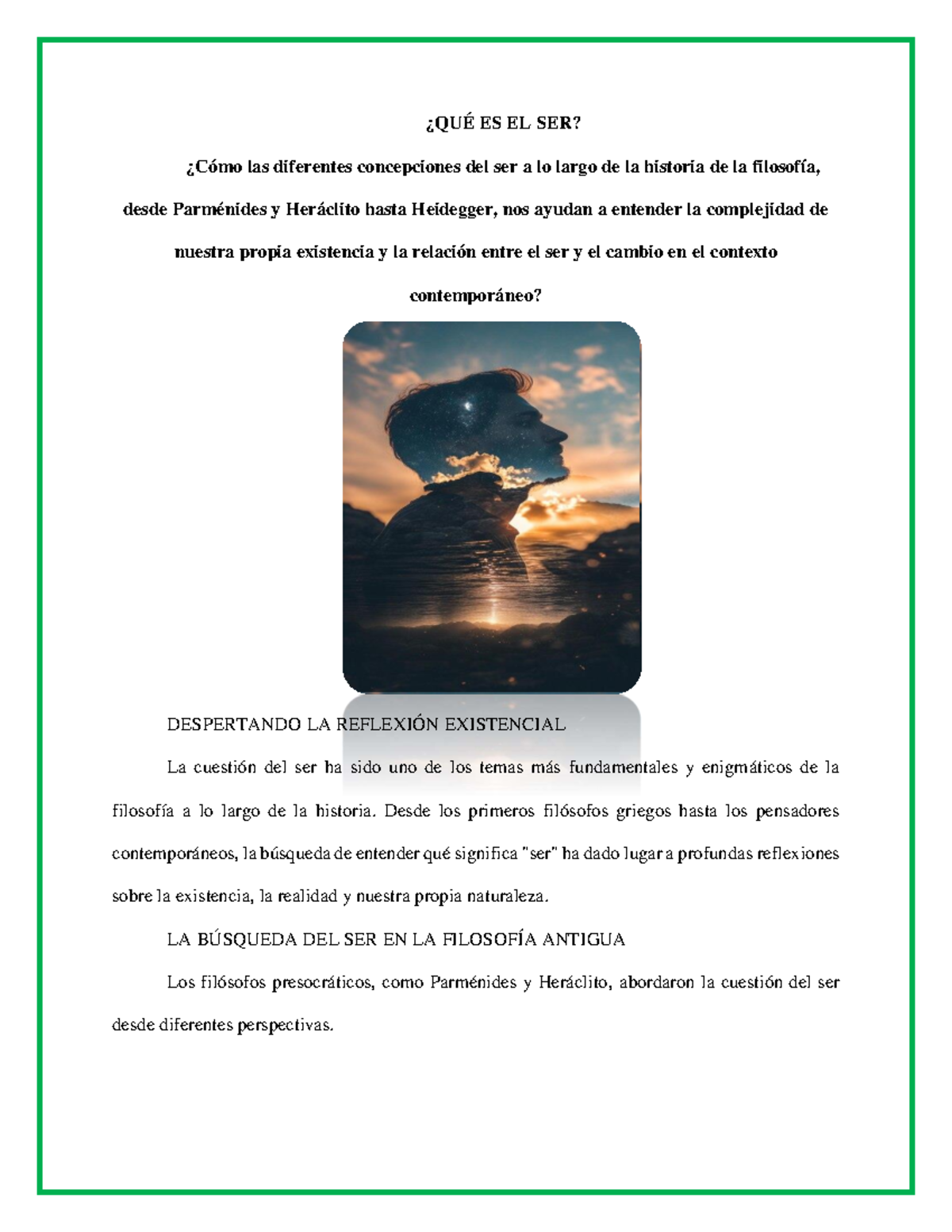 8. Desarrollo de Habilidades: Explorando el Concepto del SER en ...