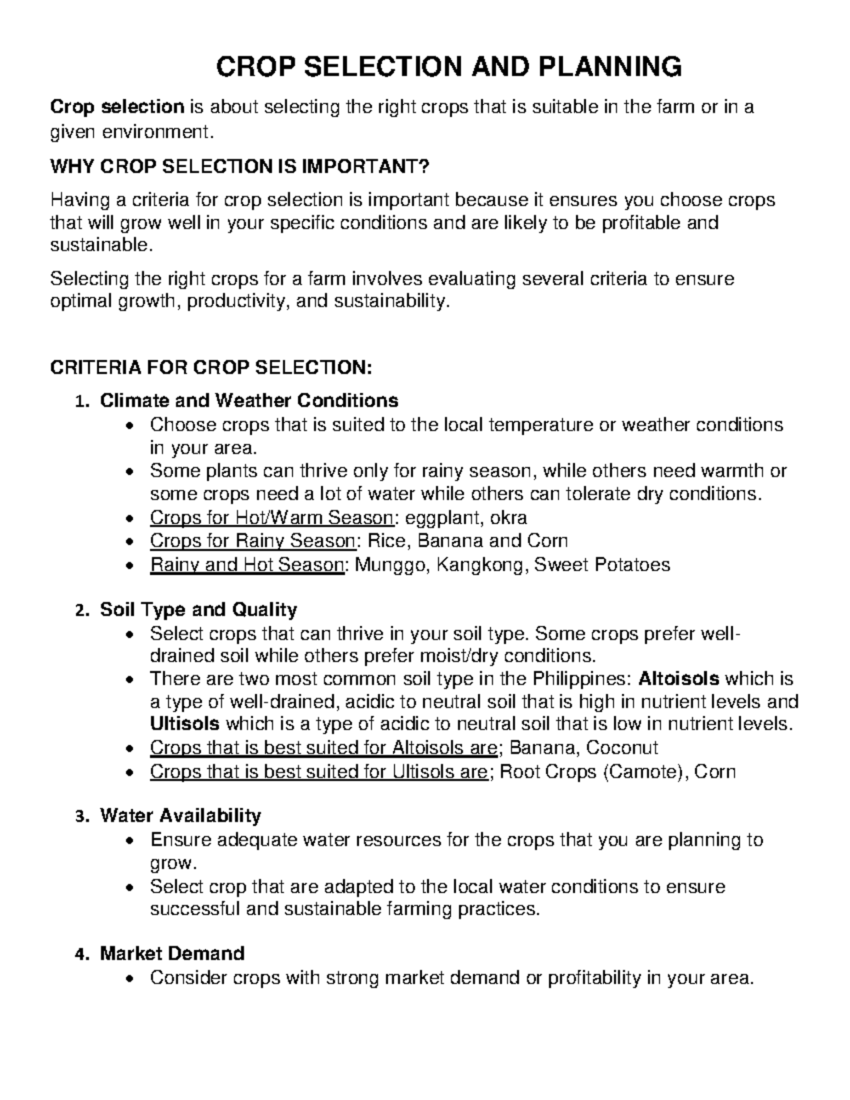 CROP-Selection-and-Planning-Guide-4 - Studocu