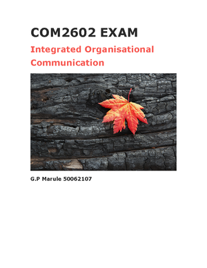 Chapter 2 - Communication Integration - CHAPTER 2: COMMUNICATION ...