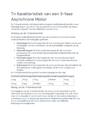Werking 3f motor - Werking van een 3-fase Asynchrone Motor Een 3-fase ...