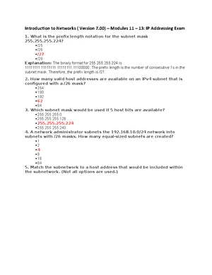 Network Security 1.0 Modules 1-4 Securing Networks Group Exam Answers - Network Security ...