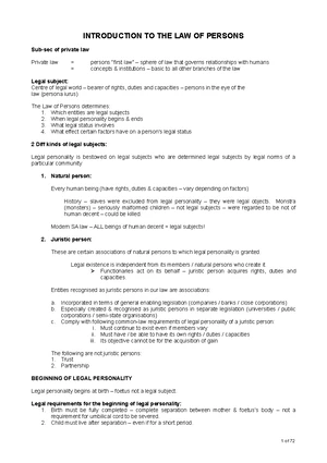 Sources of law - summary of the module in terms of chapter 3 ...