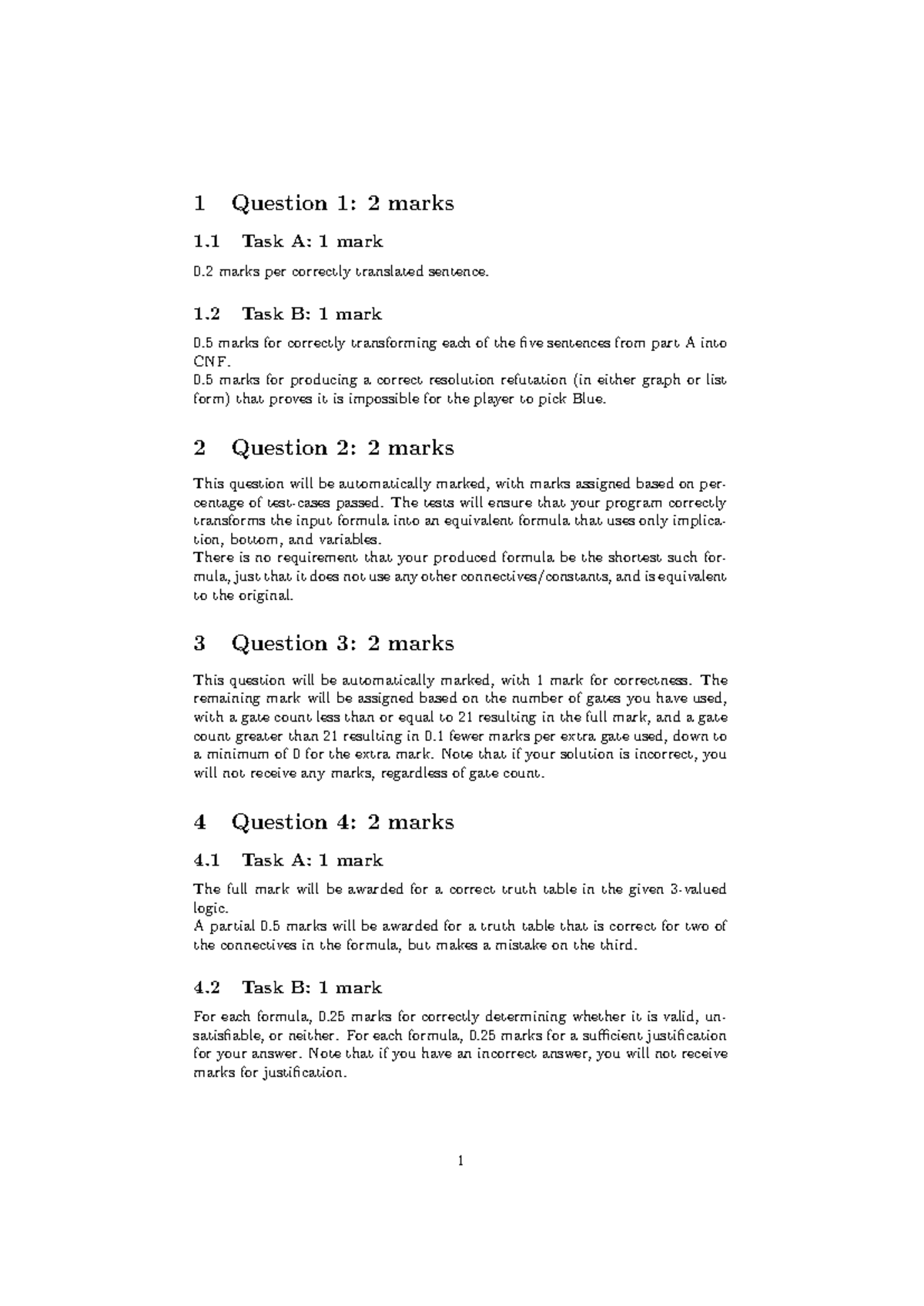 CS101 Final Exam Rubric: Grading Criteria and Mark Distribution - Studocu