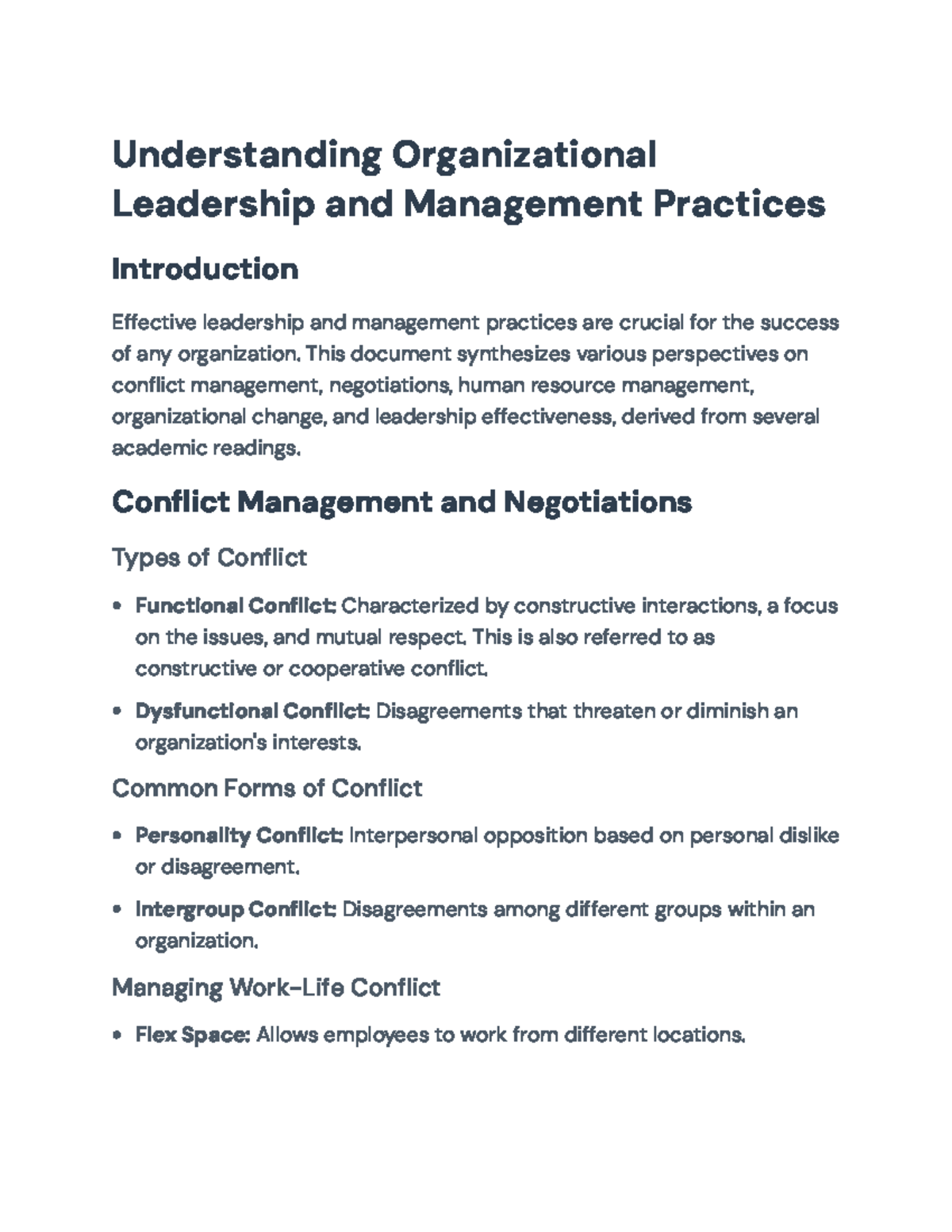 Organizational Leadership & Management: Strategies for Success ...