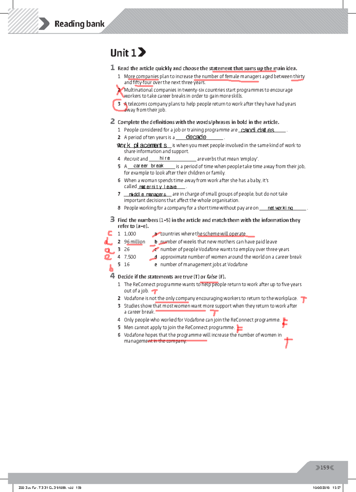 (Backup)B1 Reading bank lưu - 159 Reading bank Unit 1 1 Read the ...