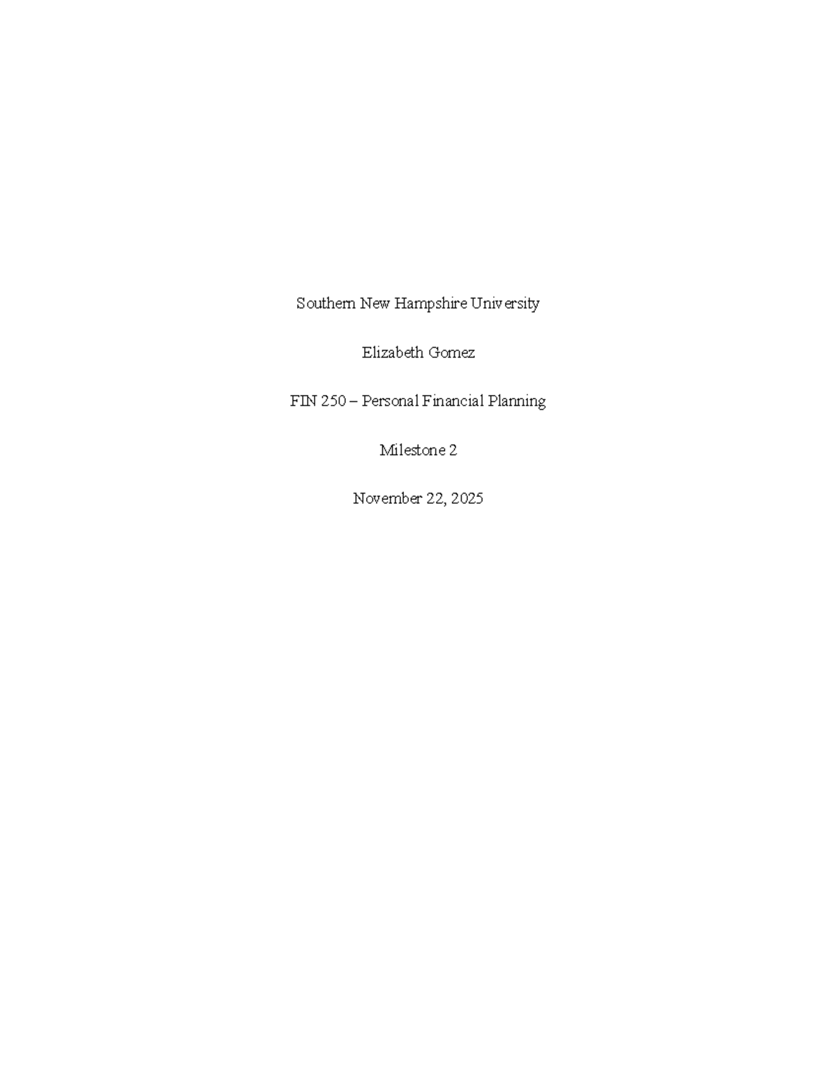 FIN 250 Milestone 2: Vehicle Lease vs. Purchase Analysis - Studocu