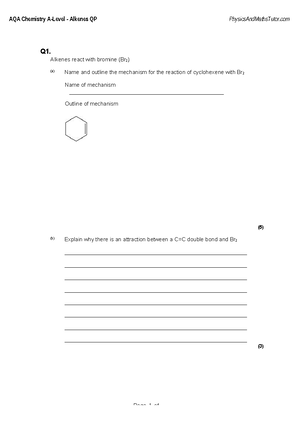 AQA A-level Specification Chemistry - AS AND A- LEVEL CHEMISTRY ...