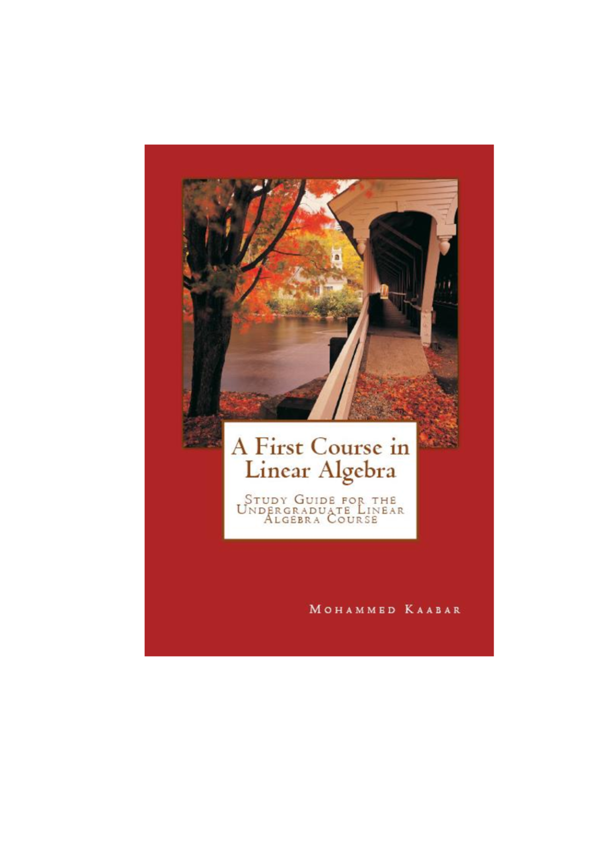 A First Course in Linear Algebra: Study Guide for MATH 101 - Studocu