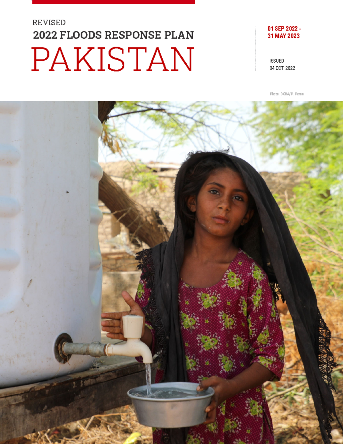 Pakistan Floods 2022: Humanitarian Response Plan Revision (Oct 2022 ...