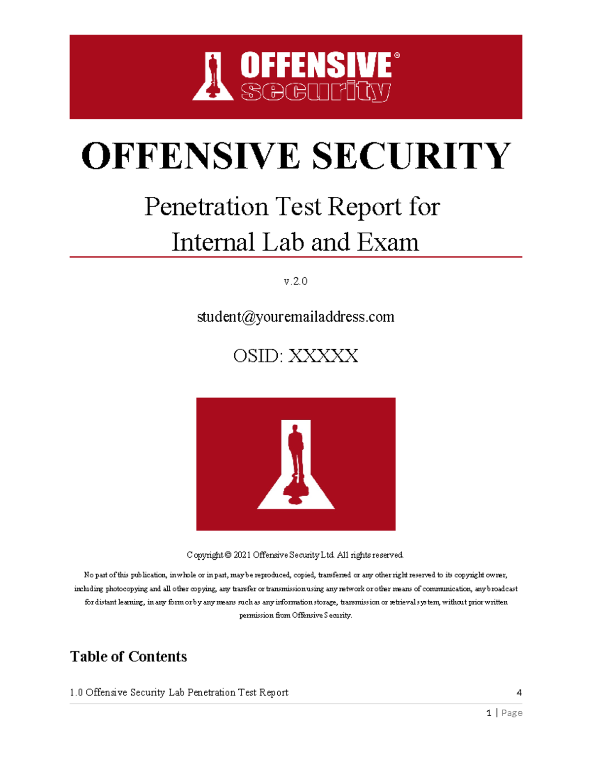 OSCP-OS- Xxxxx-Lab-Report Template - OFFENSIVE SECURITY Penetration ...