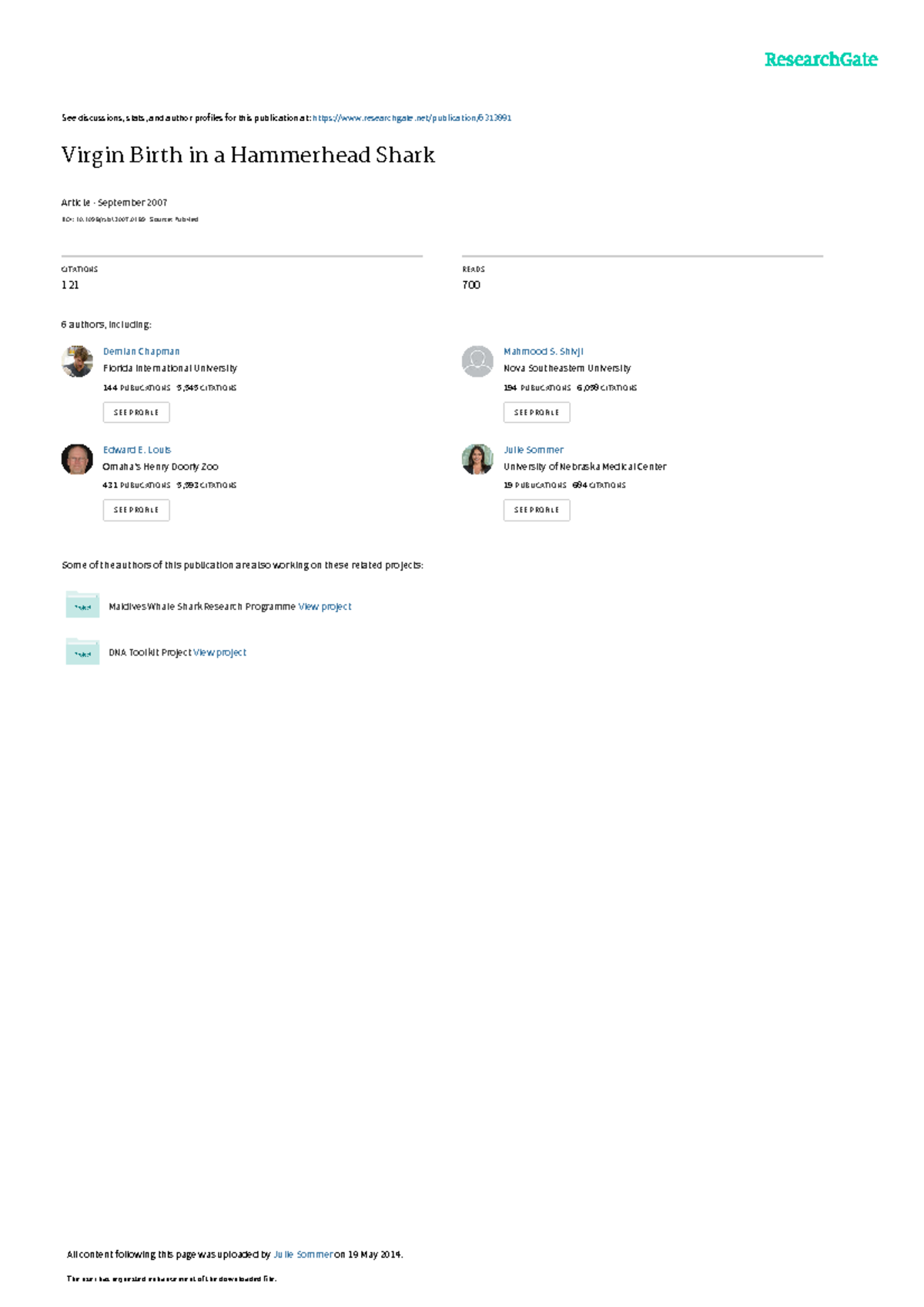 Biol Lett 2007 - bbbbbbbbbbbbbbbbbbbbbbbb - See discussions, stats, and ...