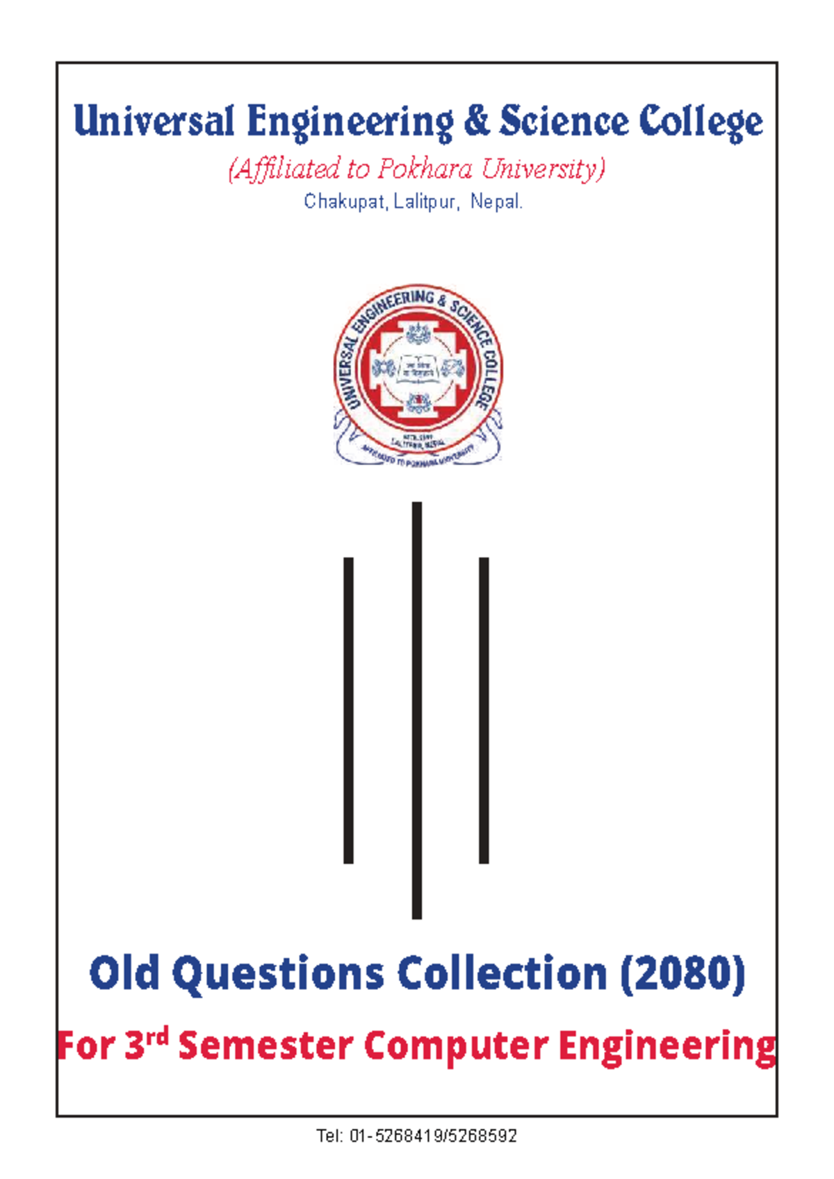 Old Questions Collection for 3rd Sem Computer Engg (2080) - Studocu