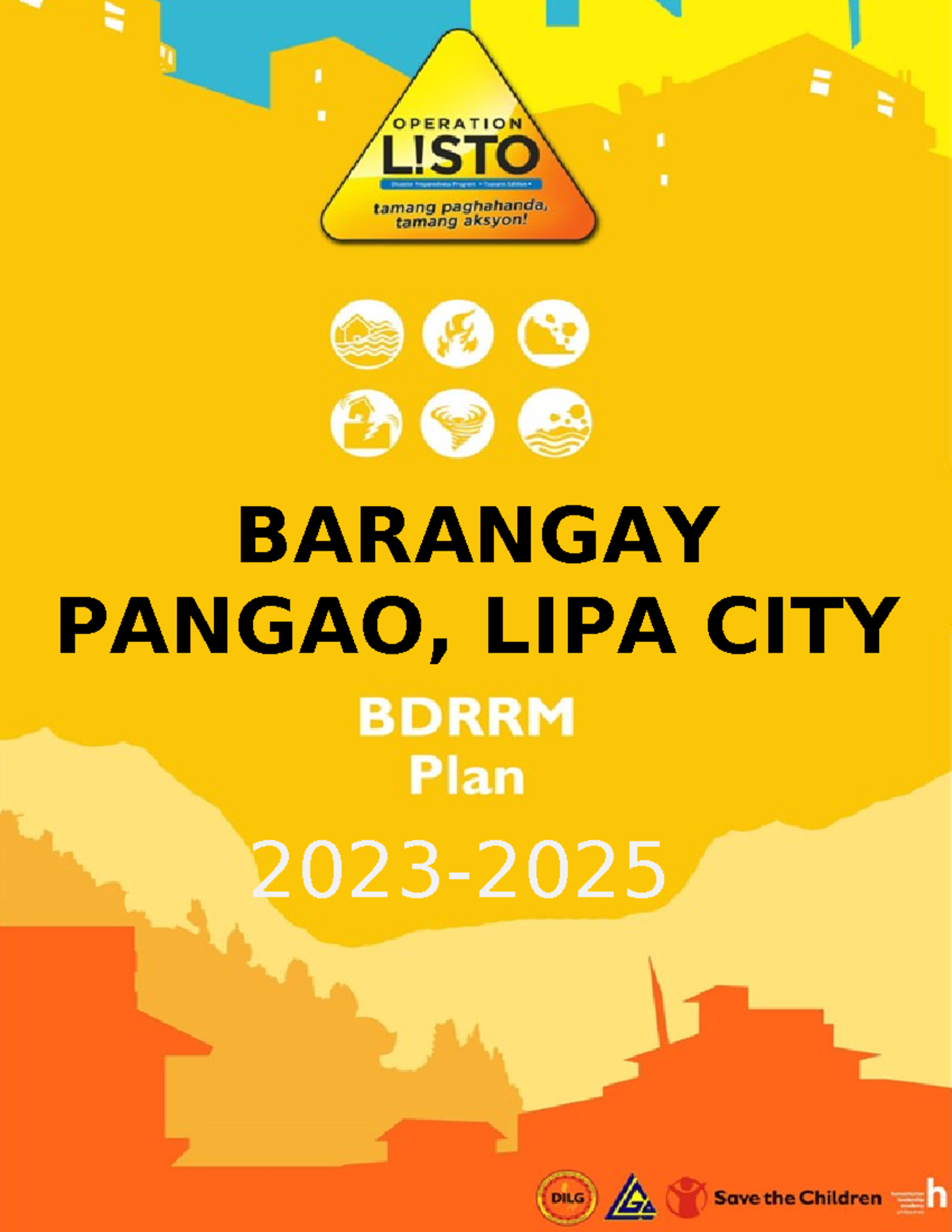 BDRRM Plan 2024: Barangay Pangao Disaster Management Strategy - Studocu