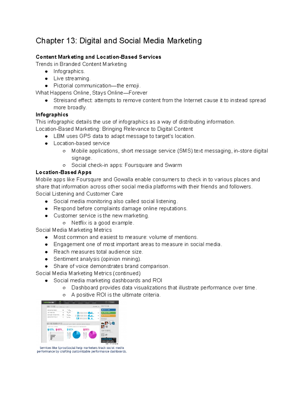 Digital and Social Media Marketing Insights - Chapter 13 Review - Studocu