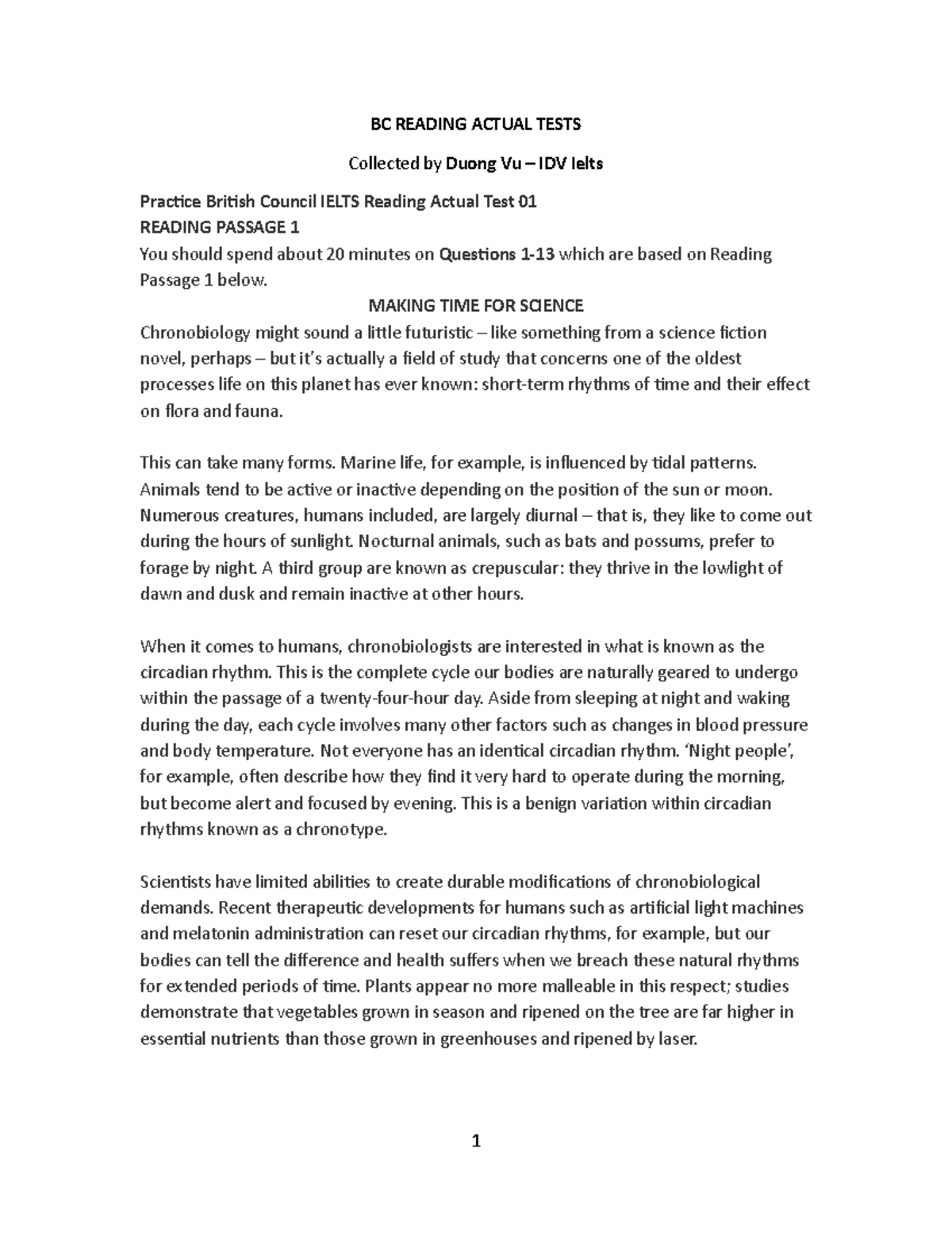 Copy of BC Reading Actual 9 Tests - BC READING ACTUAL TESTS Collected ...