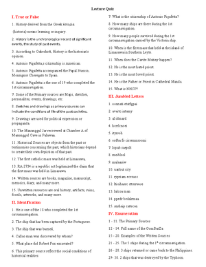 4TH-ap-reviewer - Reviewer for grade 9 4th quarter periodical test - Ap ...
