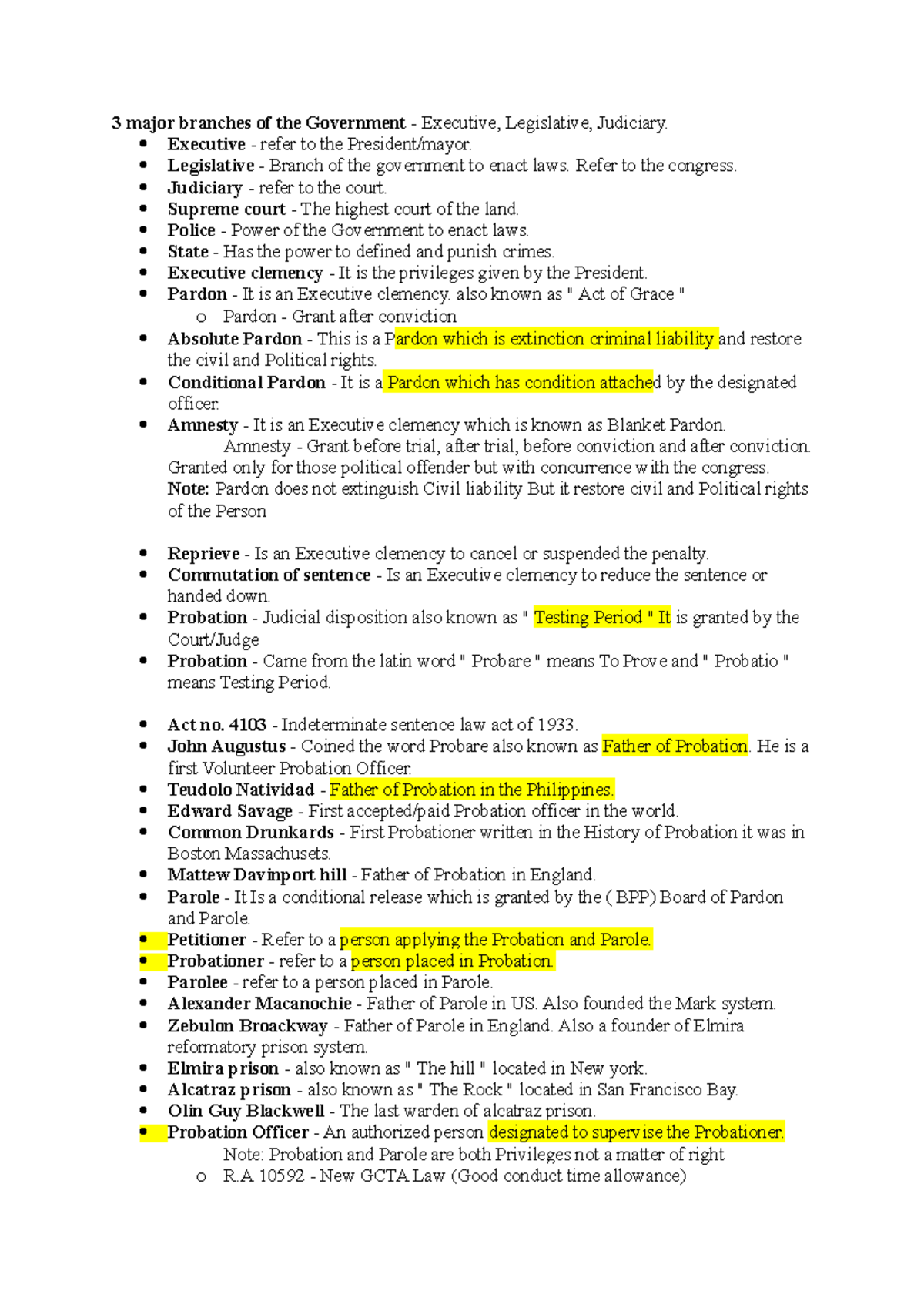 Government Structure and Criminal Justice Overview: Insti- Reviewer ...