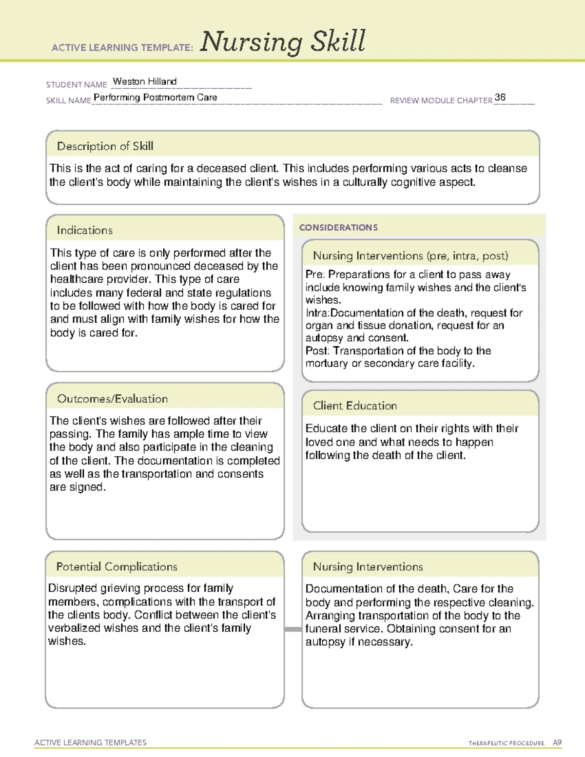 Disorder Asthma - Active Learning Template - ACTIVE LEARNING TEMPLATES ...