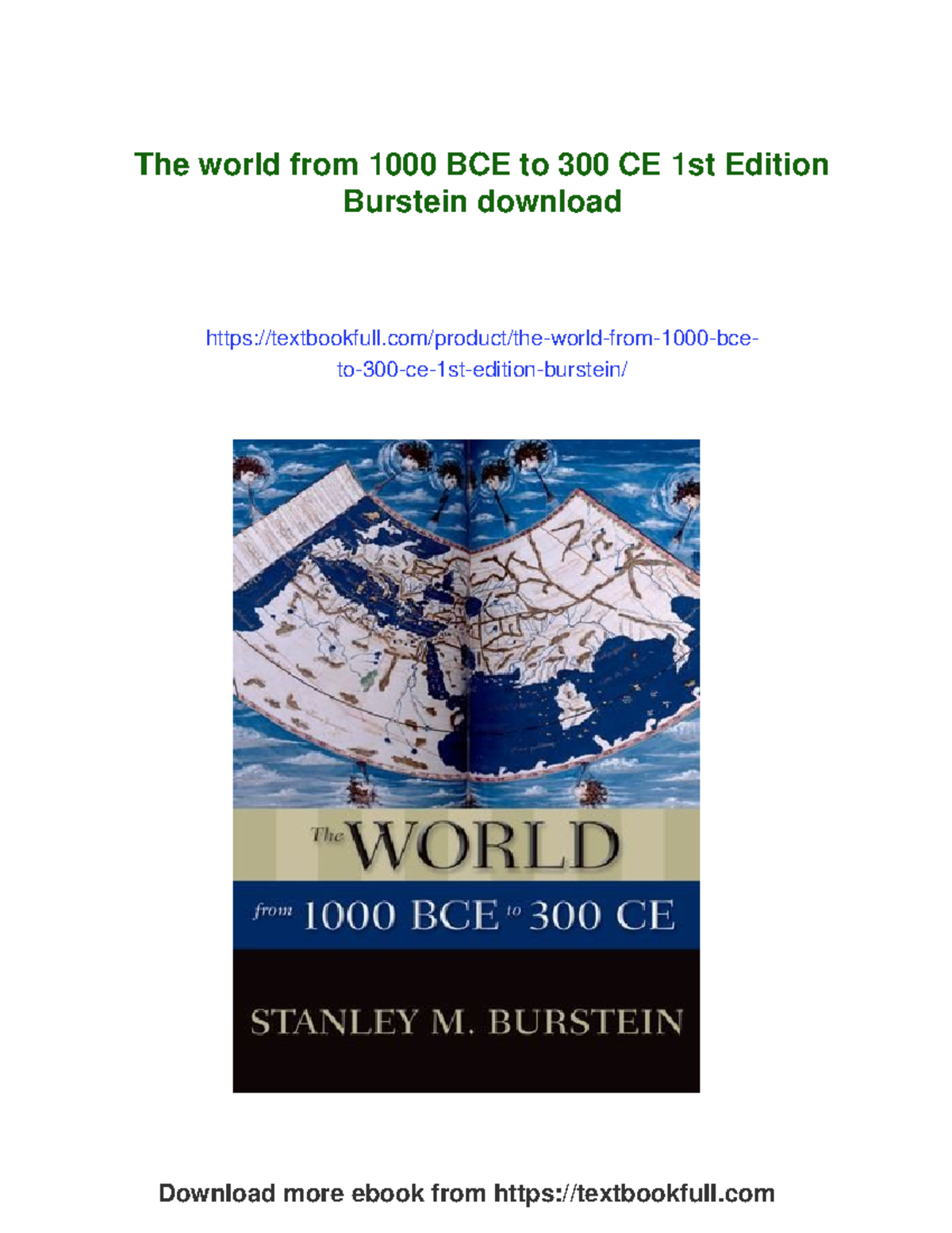 The World from BCE to 300 CE: A Comprehensive Historical Overview - Studocu