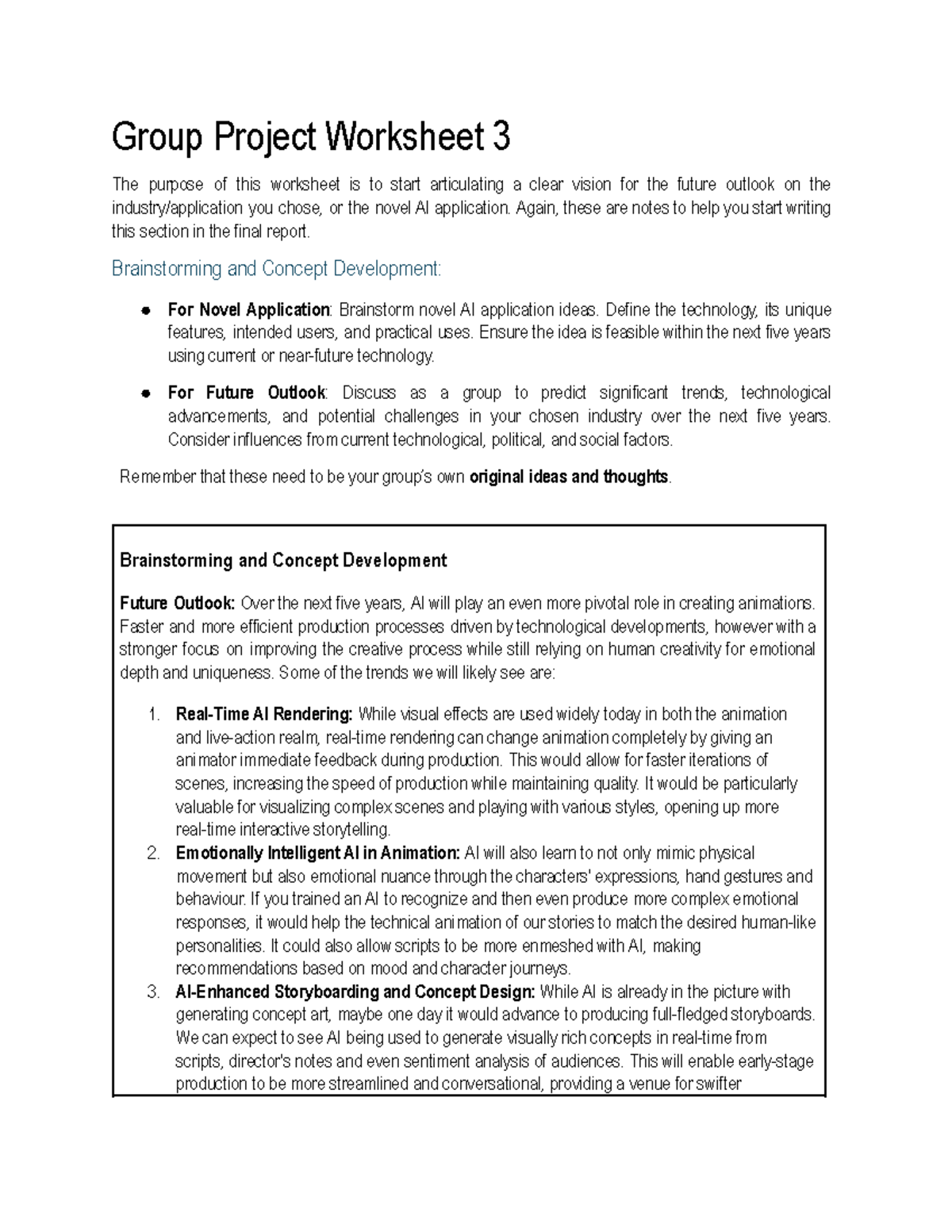 Worksheet 3 Group 50 - Milestone 3 - Group Project Worksheet 3 The ...