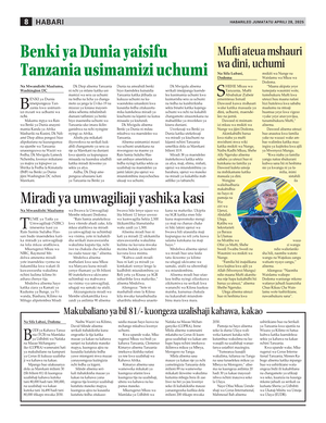 MBEYA UNIVERSITY OF SCIENCE AND TECHNOLOGY 2012 CIVIL ENG. TRANSCRIPT ...