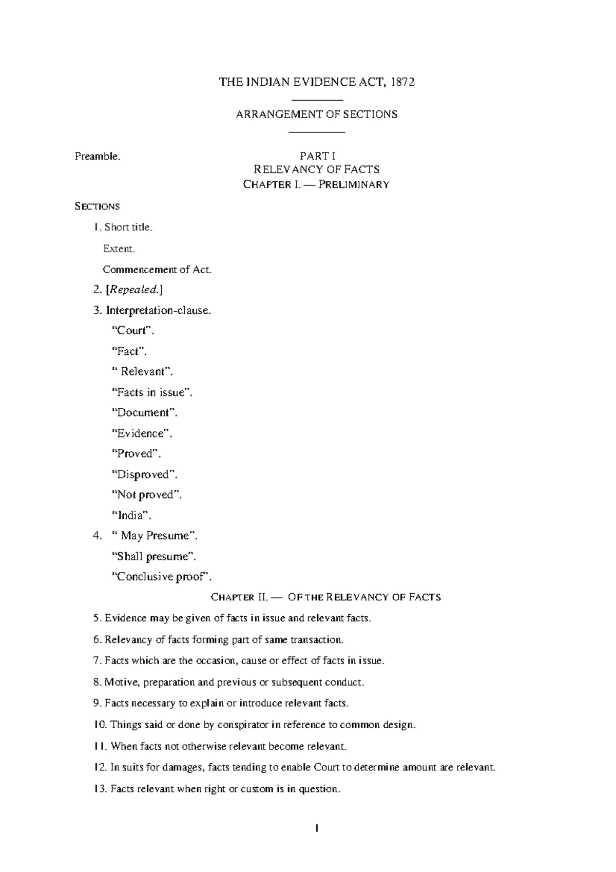 IPC - Aqwer - THE INDIAN PENAL CODE ___________ ARRANGEMENT OF SECTIONS ...