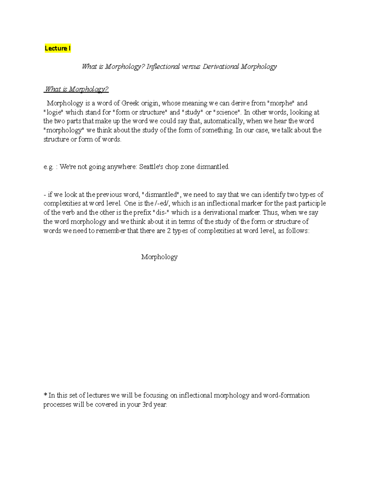 LECcurs 1 - Structura Limbii Engleze - Limba Engleză Contemporana ...