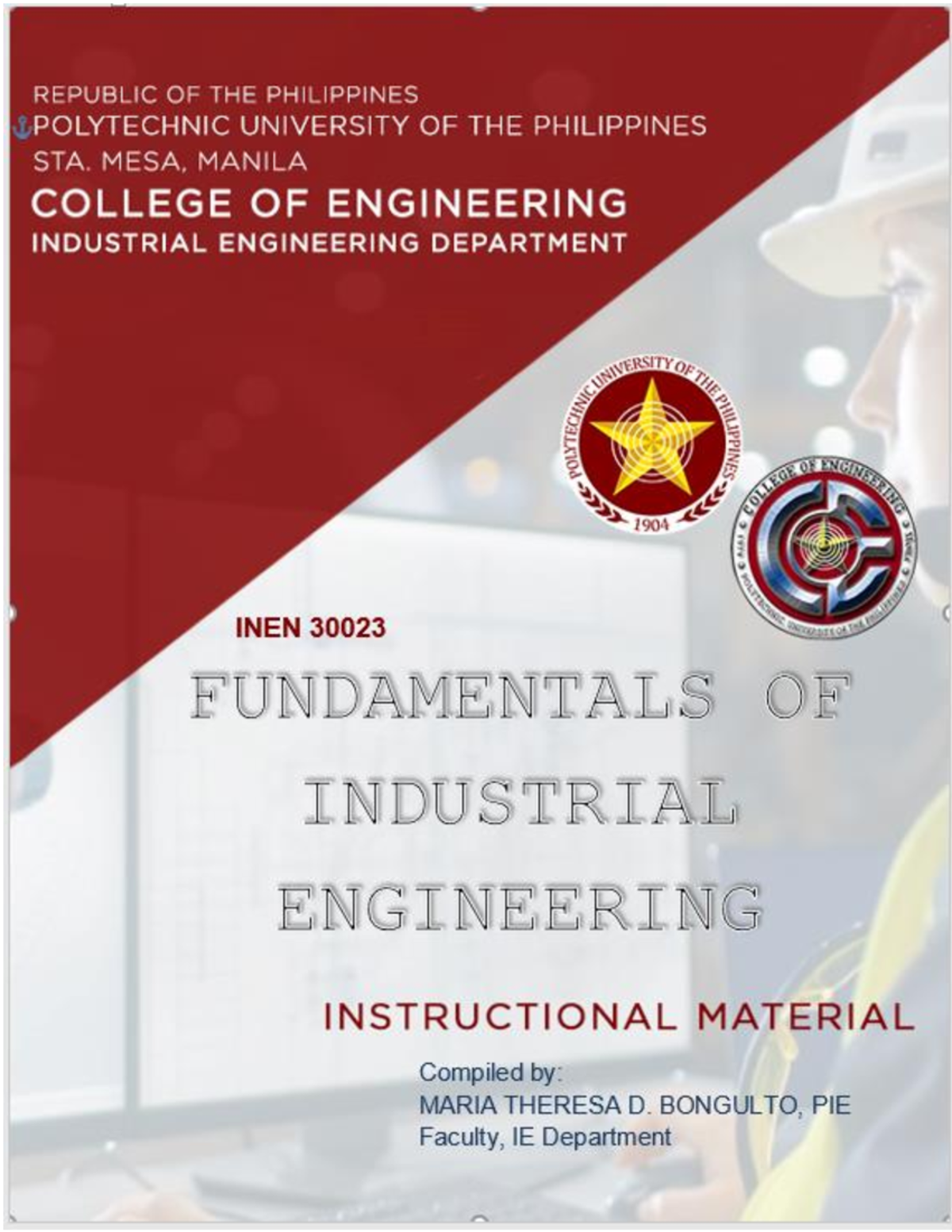 Fundamentals of Industrial Engineering Syllabus - INEN 30023 - Studocu