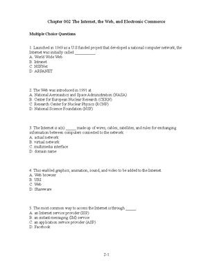 Computer Science An Overview - Chapter 003 Basic Application Software Multiple Choice Questions ...