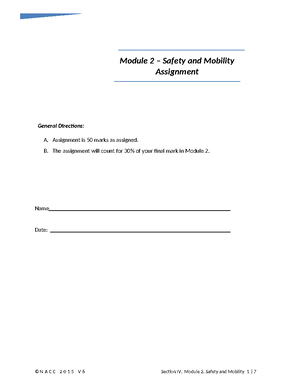 Module 5 assignment PSW - Module 5 – Abuse and Neglect Assignment General Directions: A. Work in ...