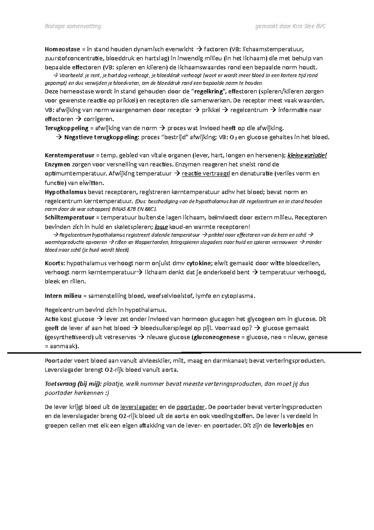 Samenvatting Biologie H18: Eiwitten en hun Functies - Studeersnel