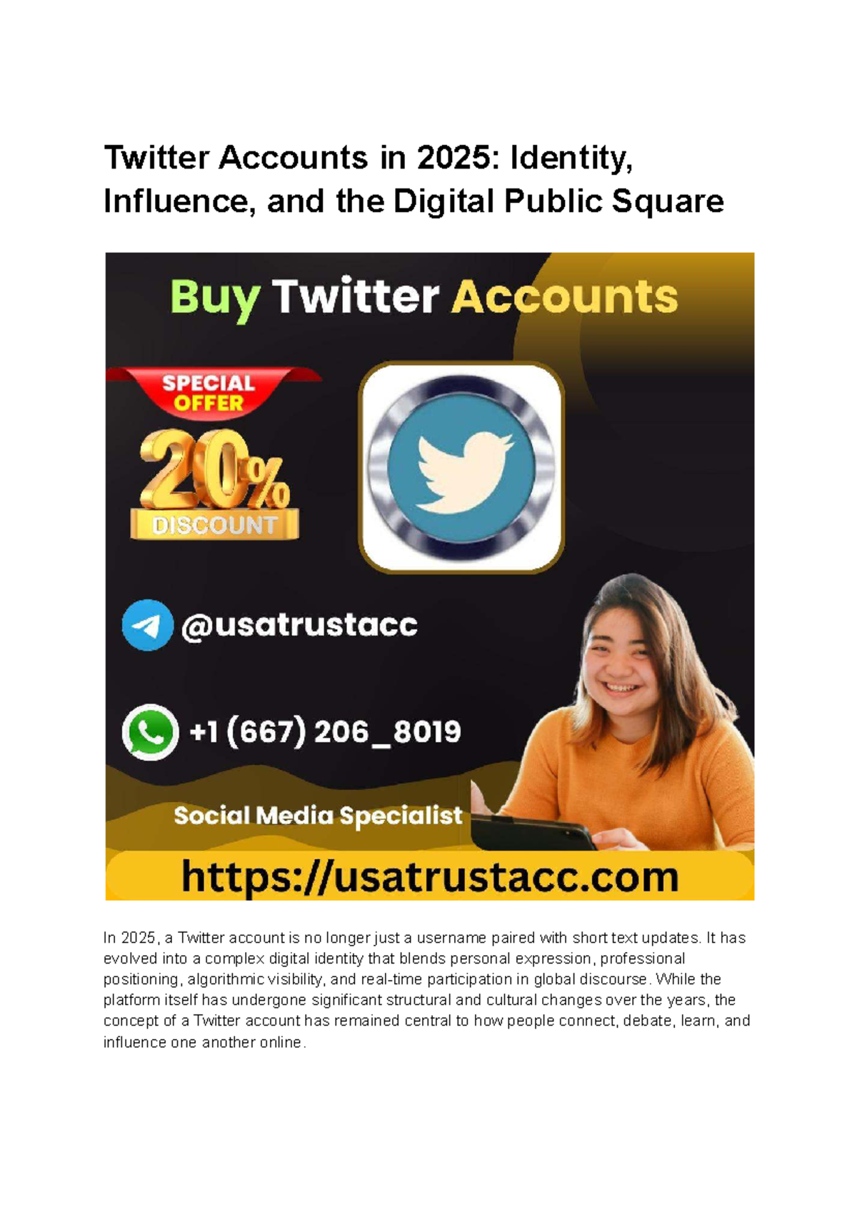 How to Buy Twitter Accounts in 2025: A Comprehensive Guide - Studocu