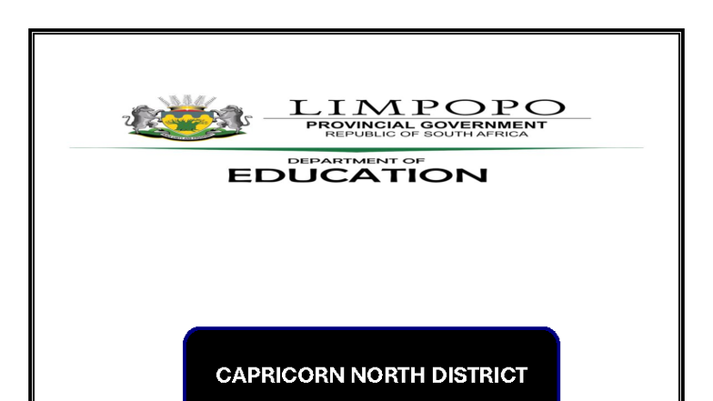 NSC CAPRICORN 2025 Grade 12 Mathematics Term 3 Test Memo - Studocu