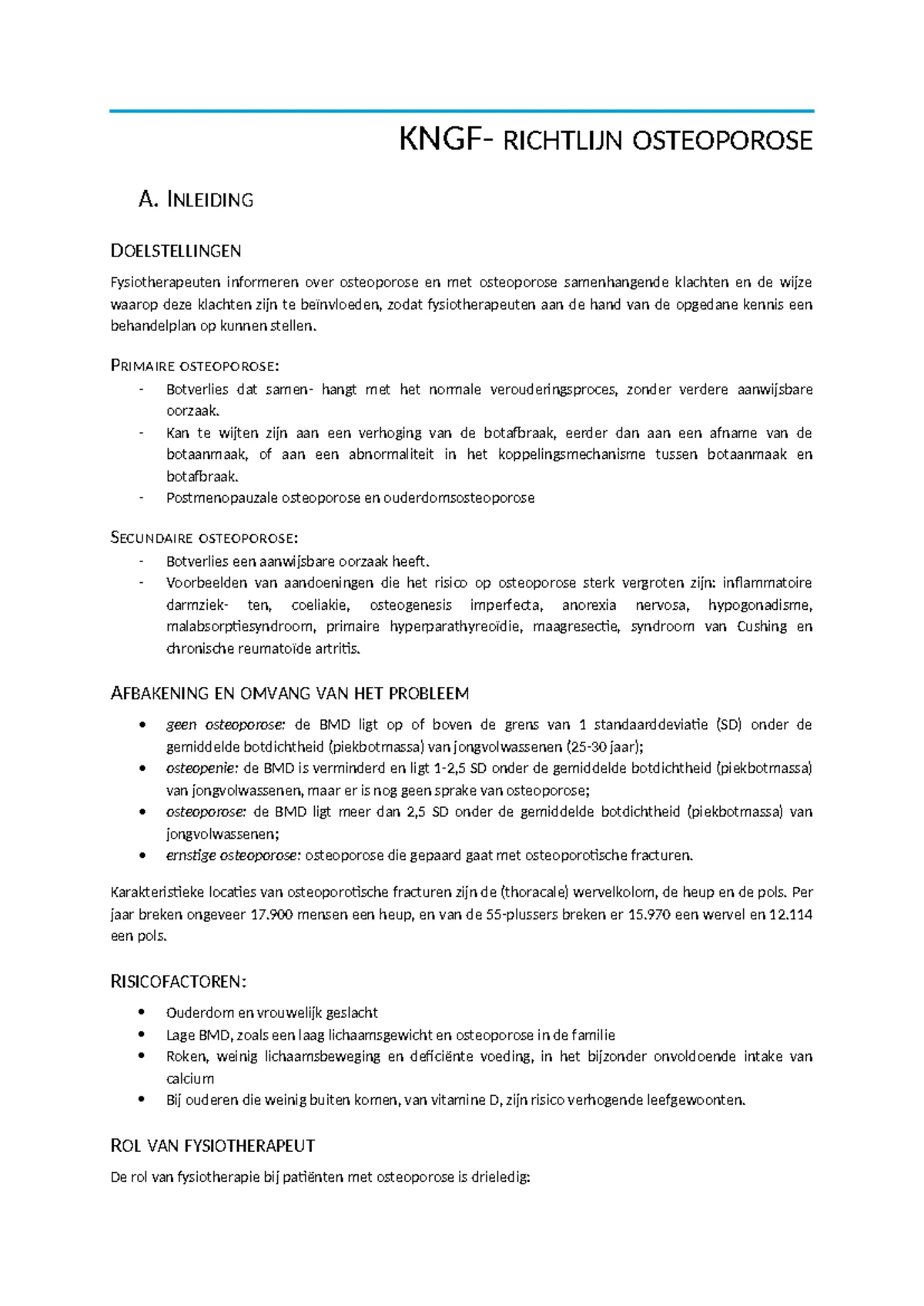 KNGF Beweeginterventie voor Kwetsbare Ouderen: Een Standaardgids ...