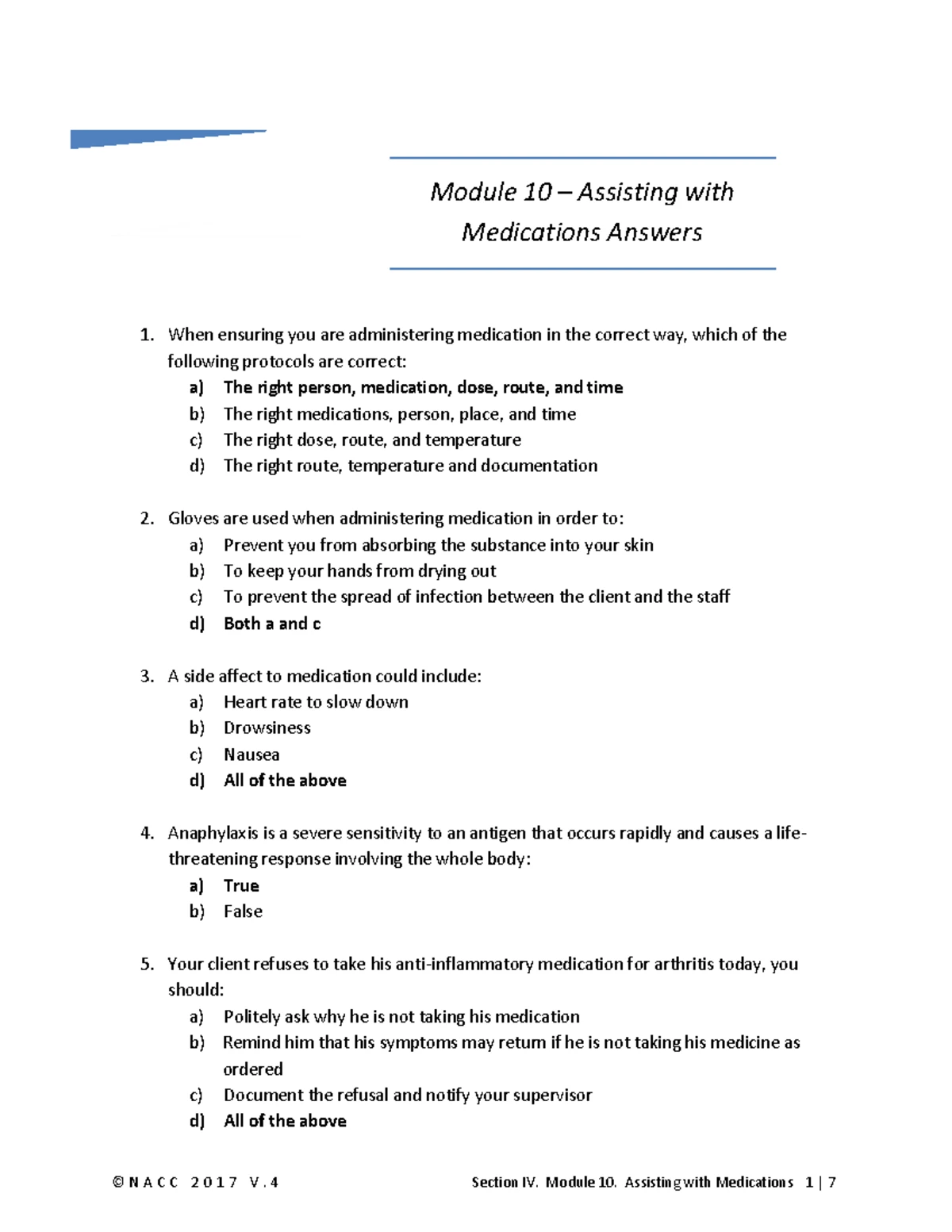 NACC MOD 1 & 2 Reviewer 2022: Q&A and Key Notes for PSWs - Studocu