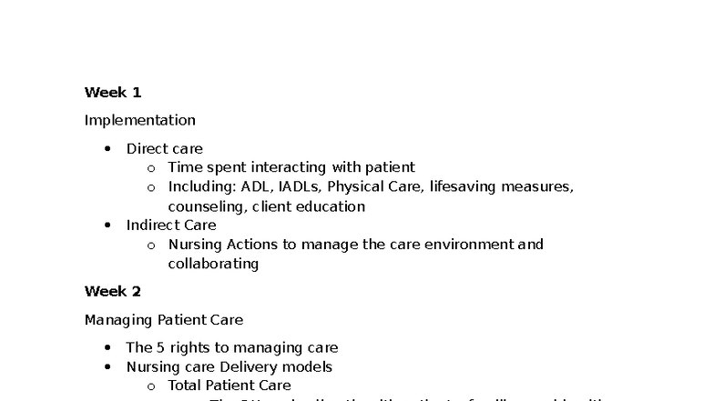 NR226 Funds 2 Class Notes: Patient Care, Ethics, and Bowel Elimination ...