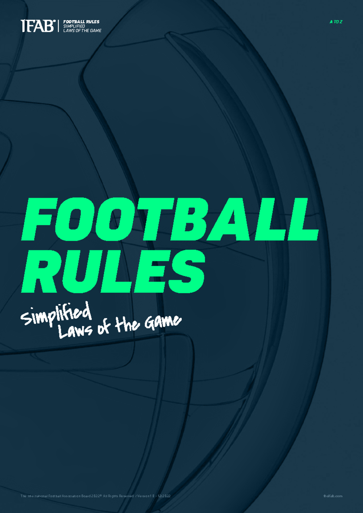 IFAB Football Rules Simplified: A to Z Guide for Understanding Game ...