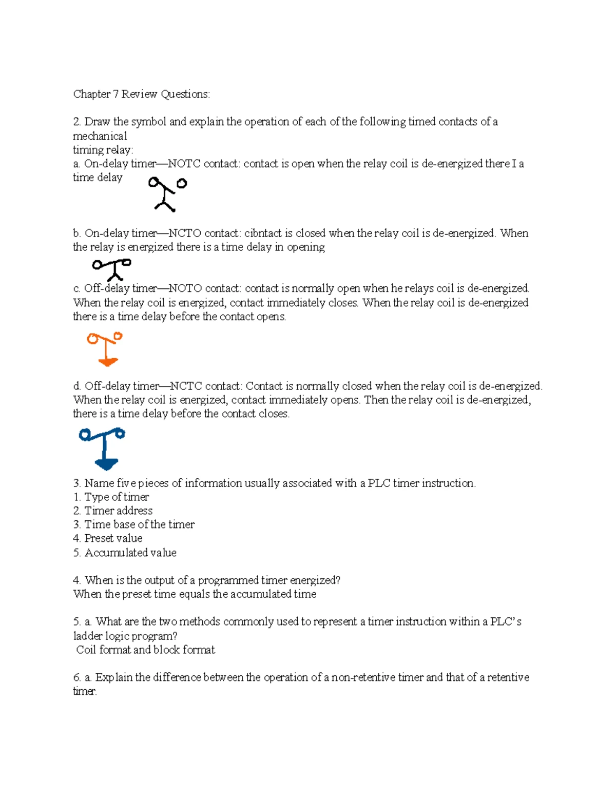 CTR-2120 QP5 - Timed Contacts and PLC Timer Instructions Explained ...