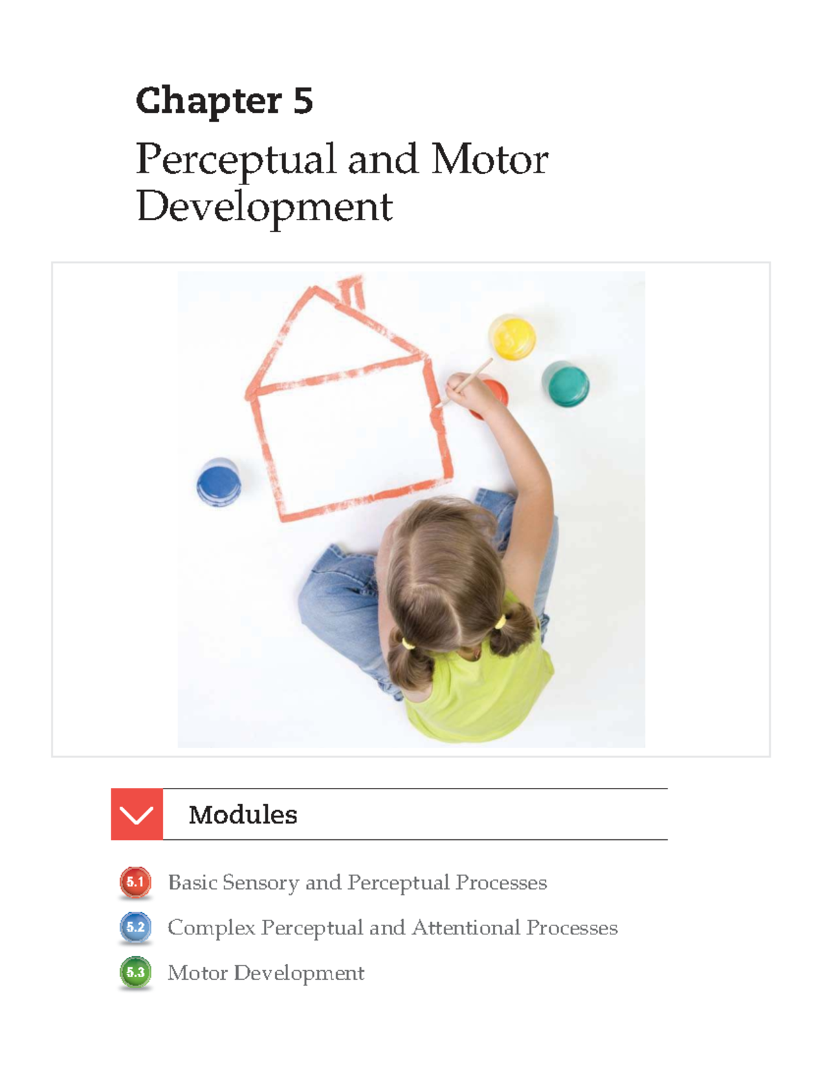 Chapter 5: Perceptual and Motor Development - PSYC207 - Studocu